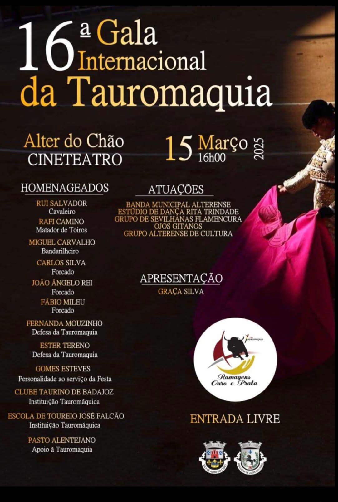 16ª Gala Internacional da Tauromaquia Ramagens Ouro e Prata 2025. - bien